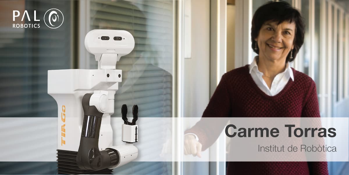 TIAGo robot and AI ethics research with Professor Carme Torras Genís